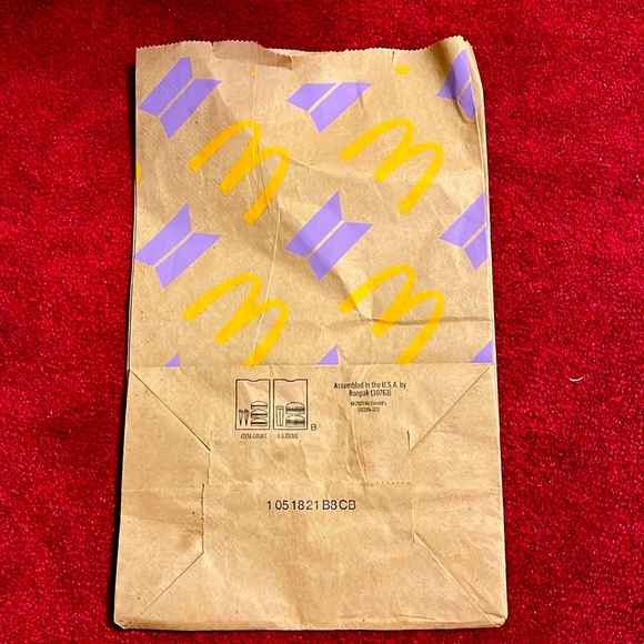 Bags | Limited Edition Bts Mc Donalds Bag | Poshmark